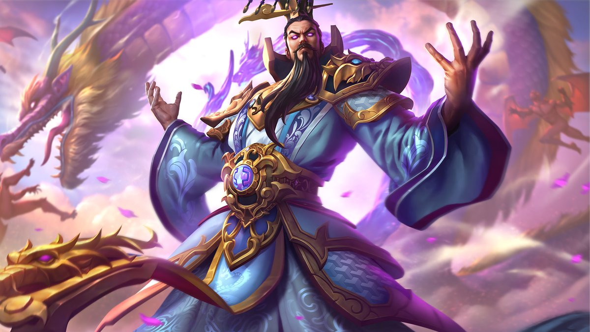 Yemoja and Yu Huang seem to have a fondness of Blue and Gold in their new skins, Midnight Waters ...