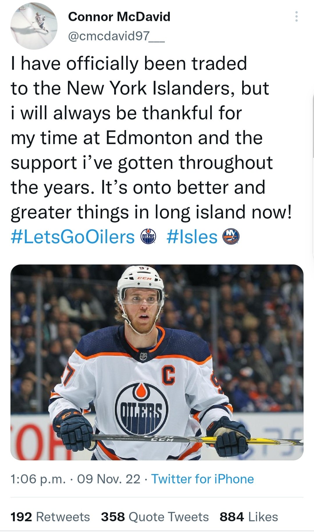 Connor Mcdavid Quotes