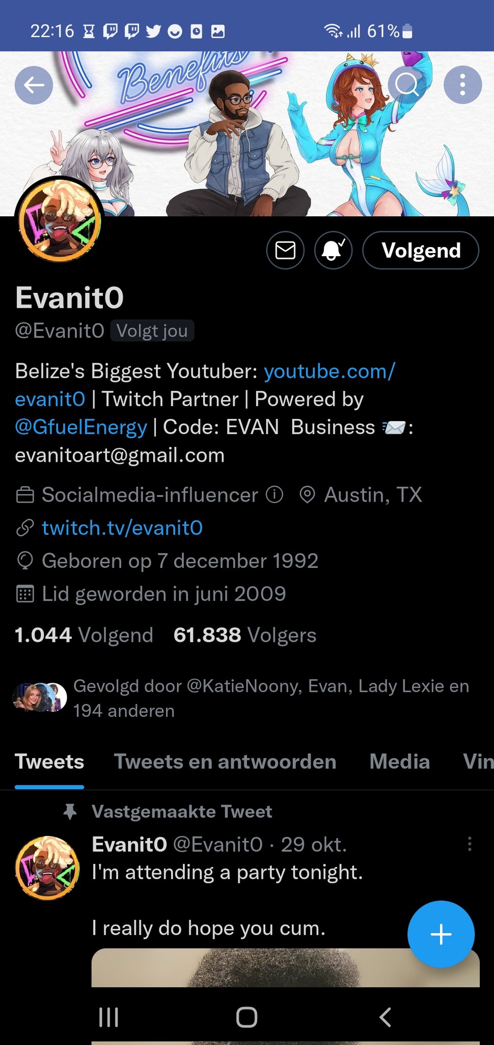 Evanit0 on Twitter: "So anyway @CovfefeChan remember when you said that I got verified we could ...