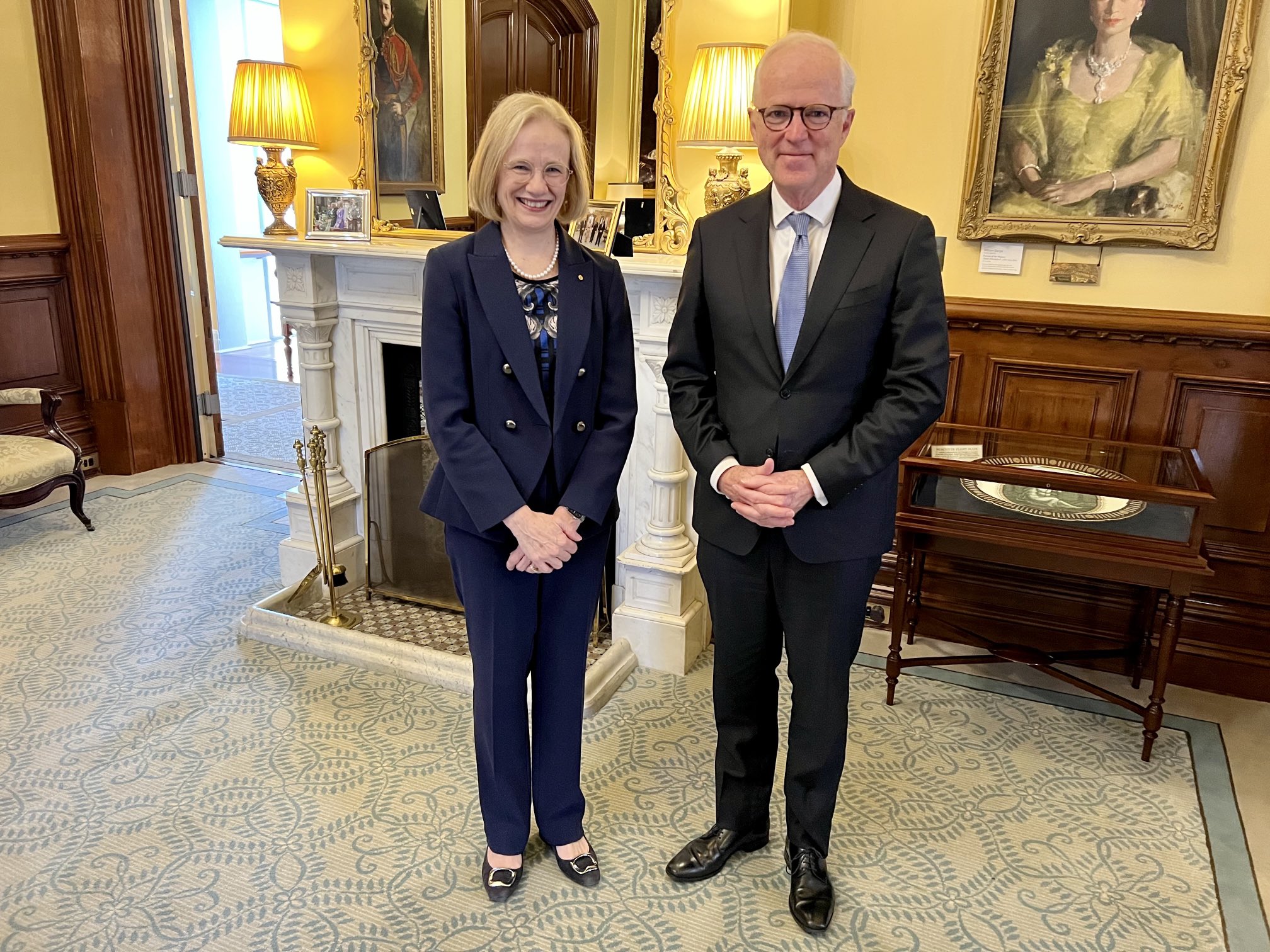 Governor of Queensland on Twitter: "Her Excellency received Judge of the Queensland Court of ...