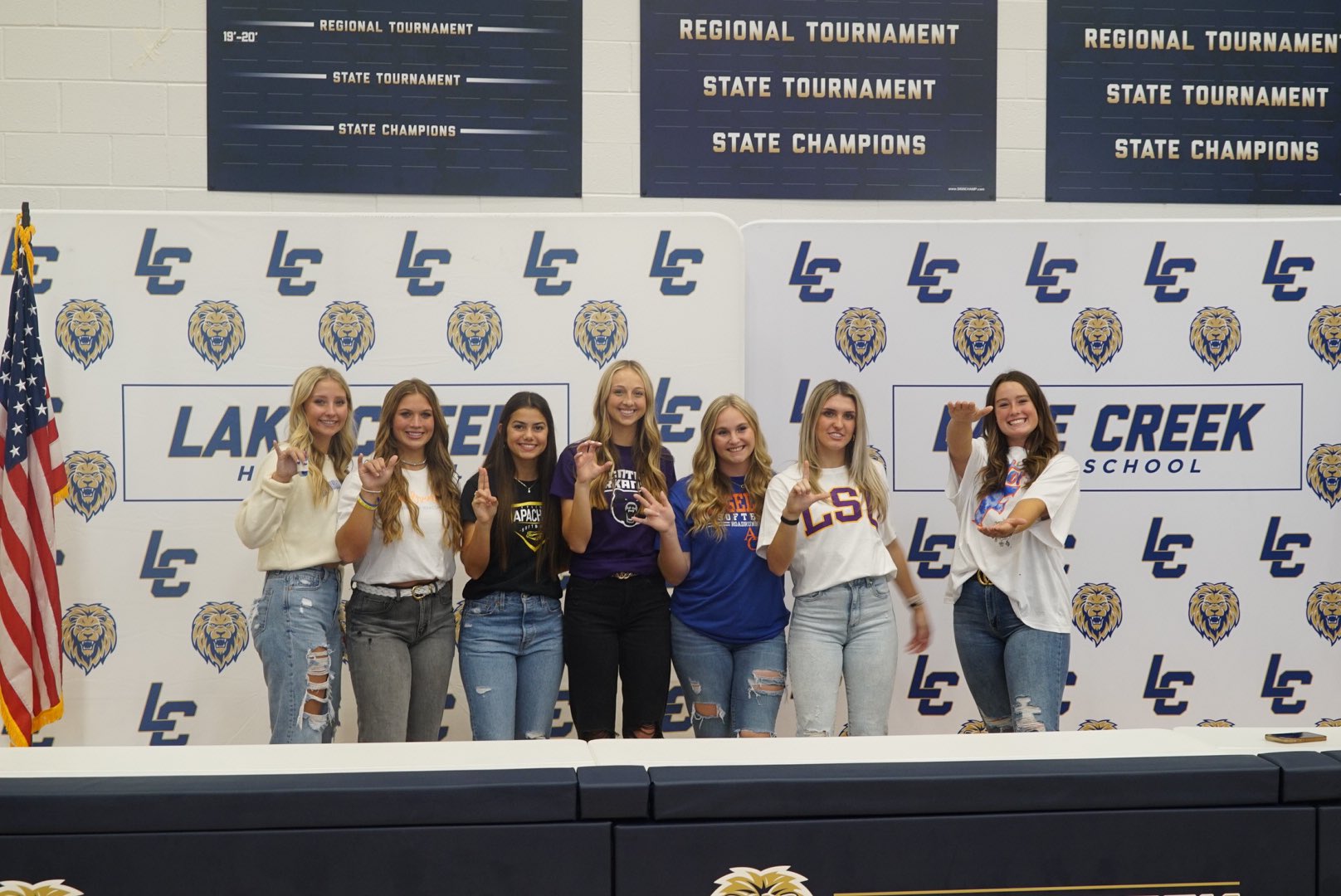 VYPE Houston on Twitter: "The Defending State Champions Lake Creek Softball program had 7 ...
