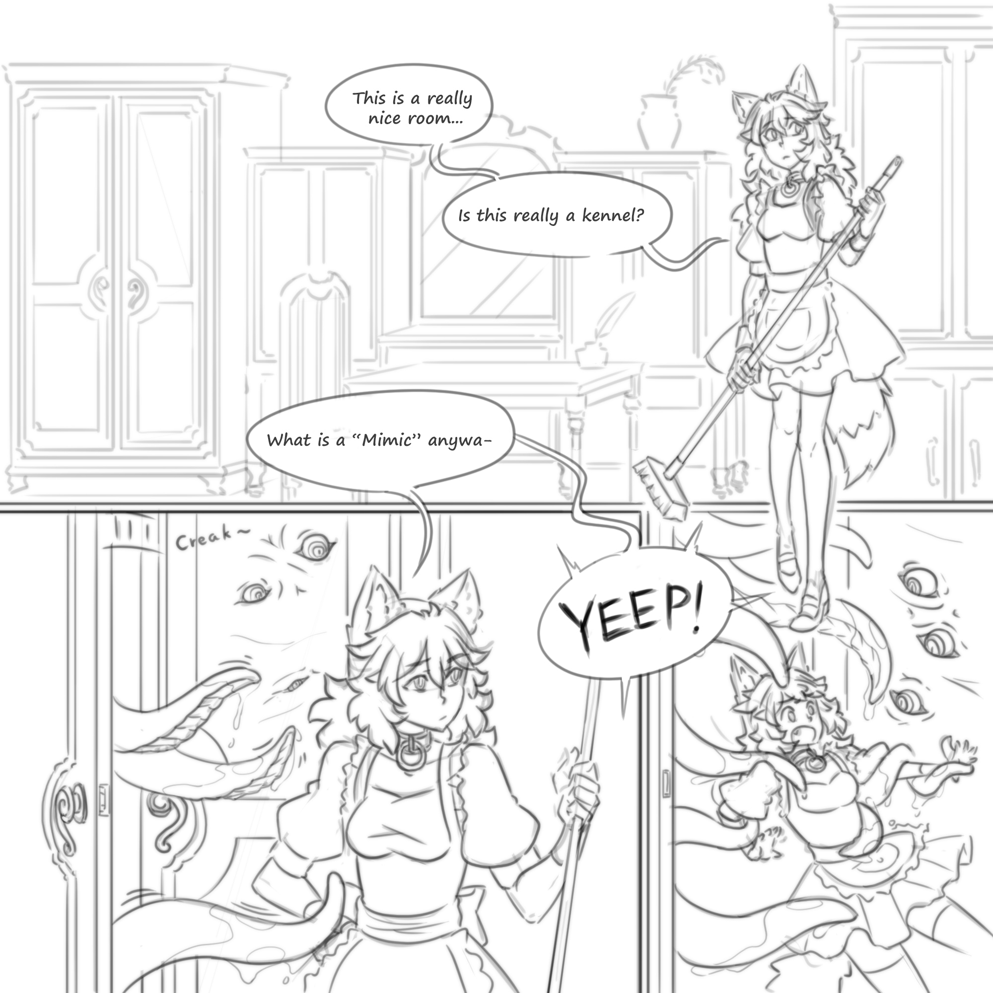 Felisamos on Twitter: "She even changed into a nice uniform for it. Once again, Eclair and Andie ...