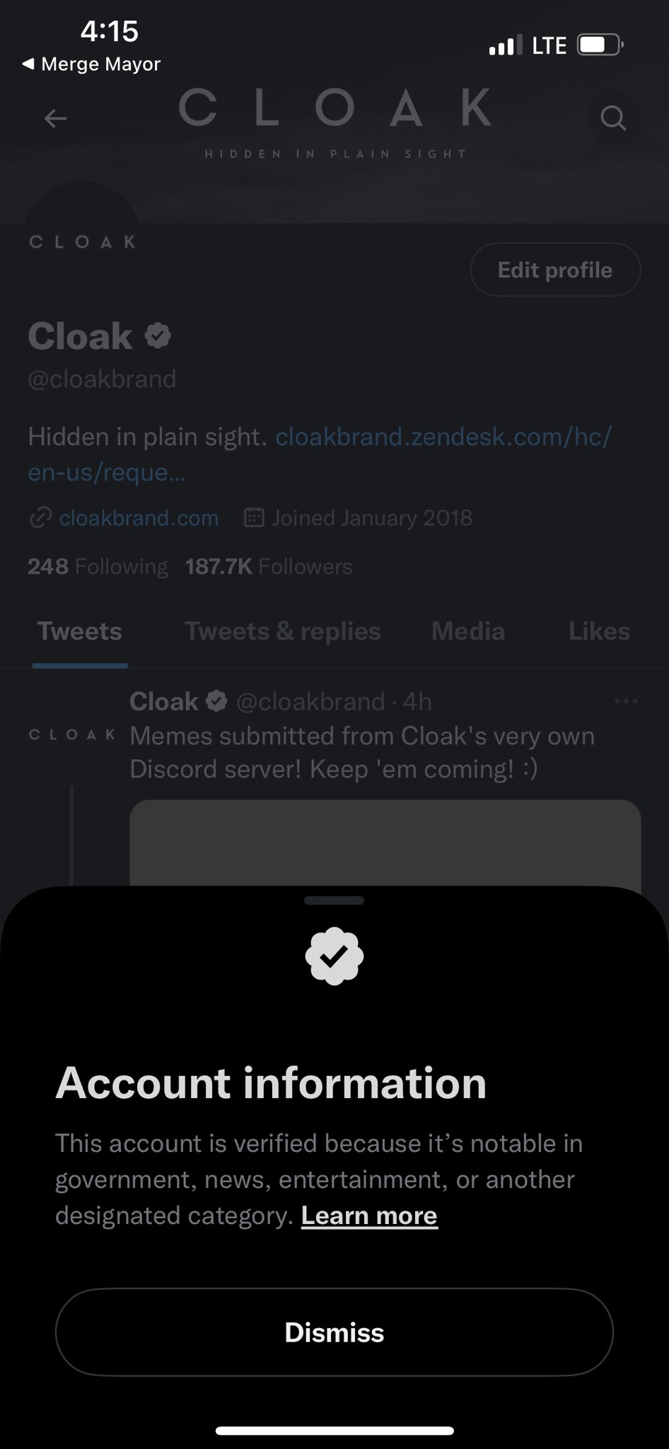 Cloak On Twitter What Once Was ёяшф я п Https T Co Npbbhghco7 Twitter