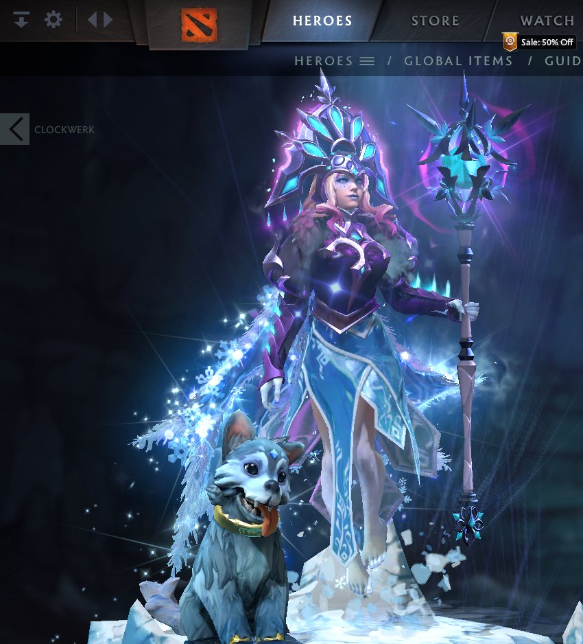 Crystal Maiden Dota 2 Set