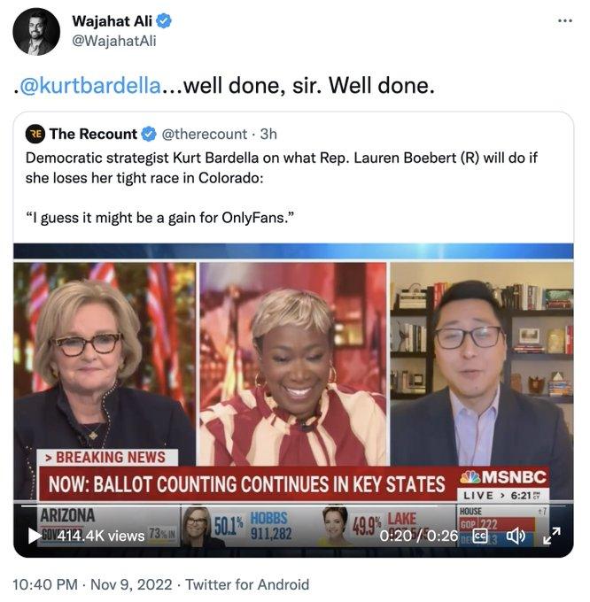 Andy Ngô 🏳️‍🌈 on Twitter: "Banal left-wing commentator Wajahat Ali has talked for years about ...