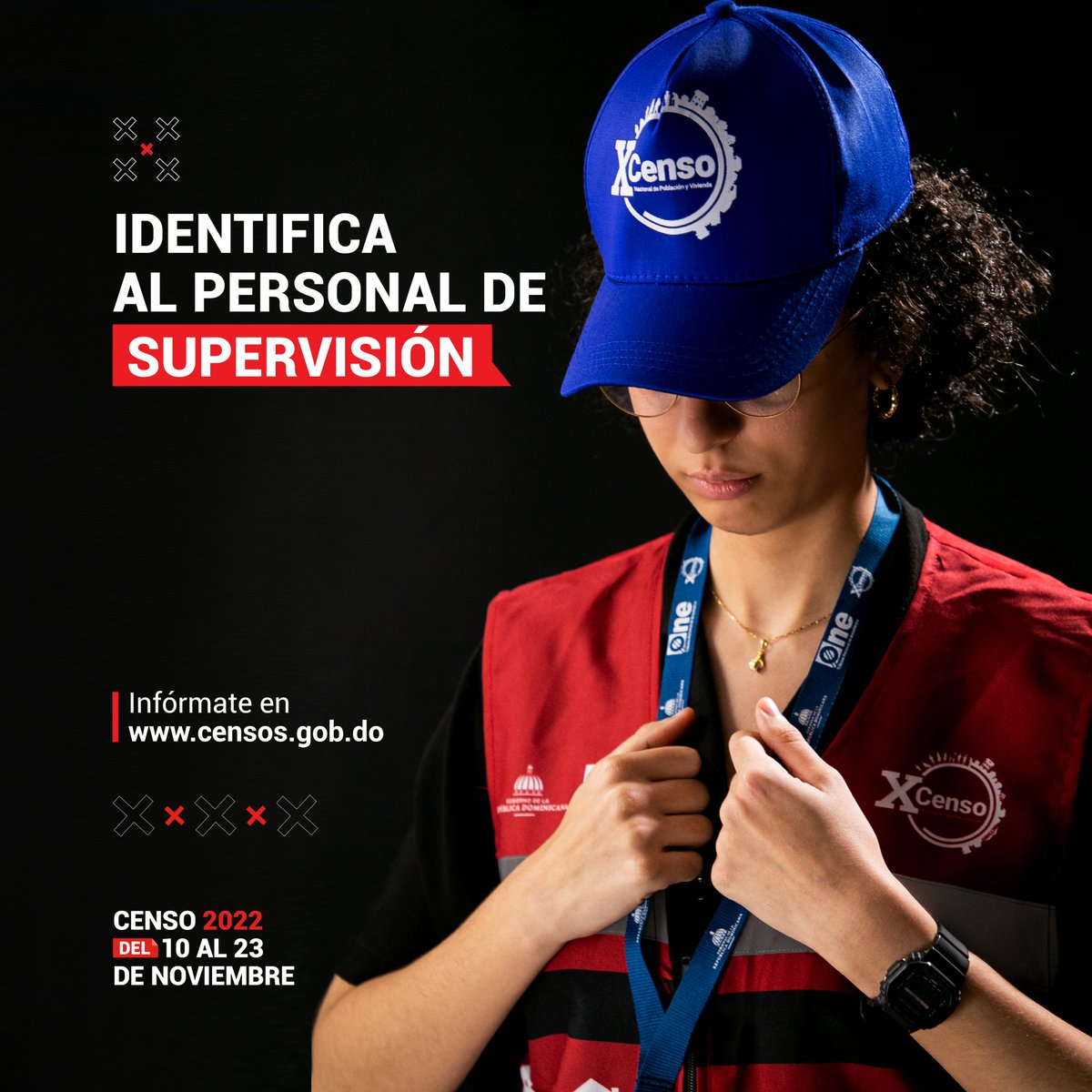 X Censo República Dominicana on Twitter: "El personal supervisor ejercerá la labor de monitorear ...