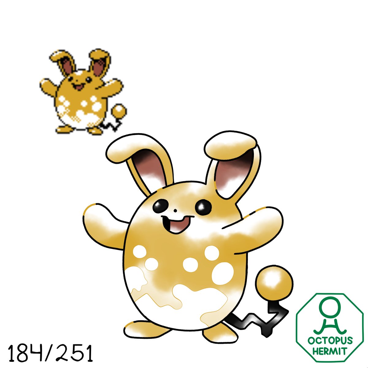 Shiny Azumarill Sprite