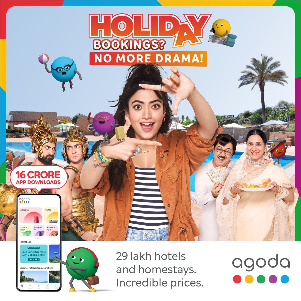 agoda India on Twitter: "We recently partnered with Bollywood star @iamRashmika to remind you ...