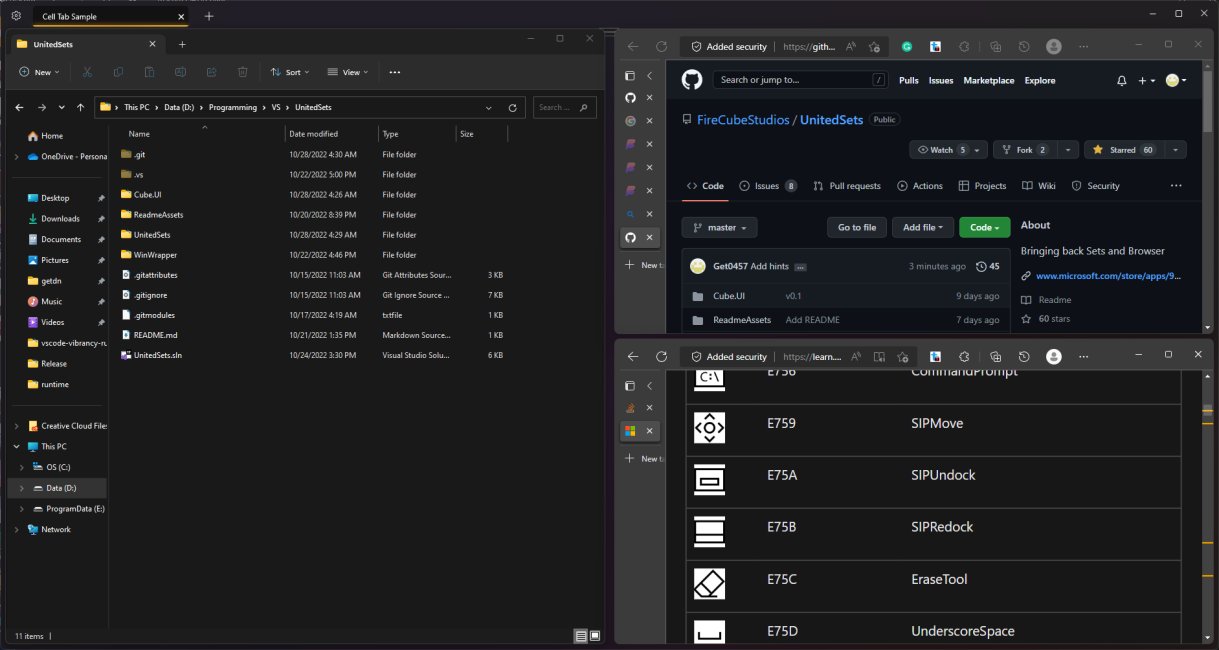 FireCube on Twitter: "Introducing United Sets Beta (InDev), A nightly - esque version of United ...