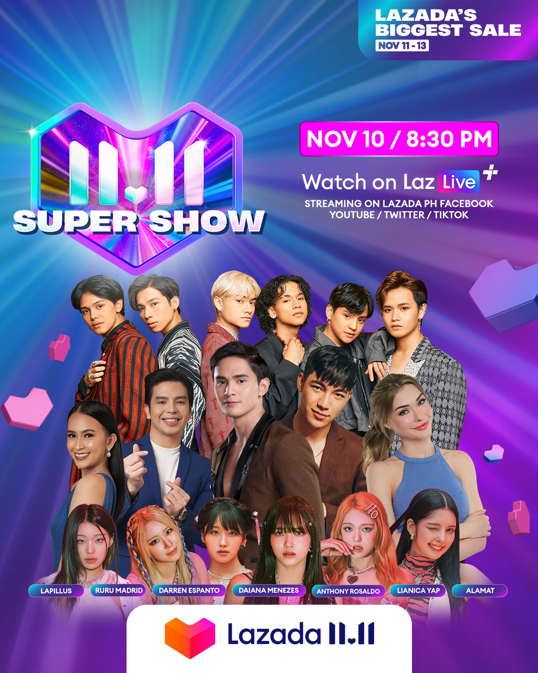 Lazada Philippines on Twitter: "Open your Lazada app now dahil magsisimula na ang Lazada 11.11 ...