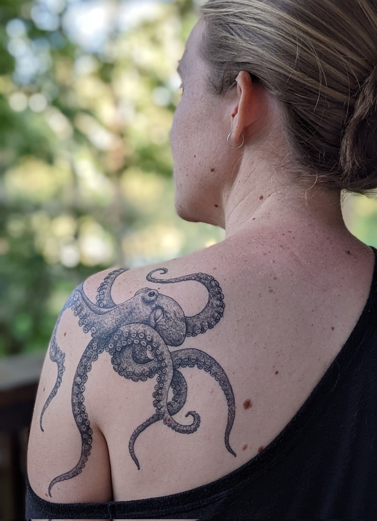 Octopus Tattoo Back