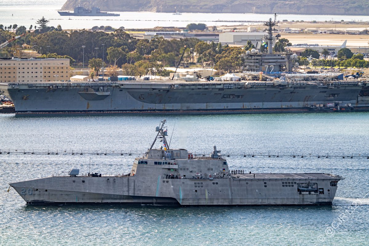 WarshipCam on Twitter: "USS Cincinnati (LCS 20) Independence-variant littoral combat ship coming ...
