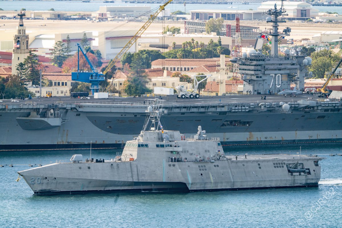 WarshipCam on Twitter: "USS Cincinnati (LCS 20) Independence-variant littoral combat ship coming ...