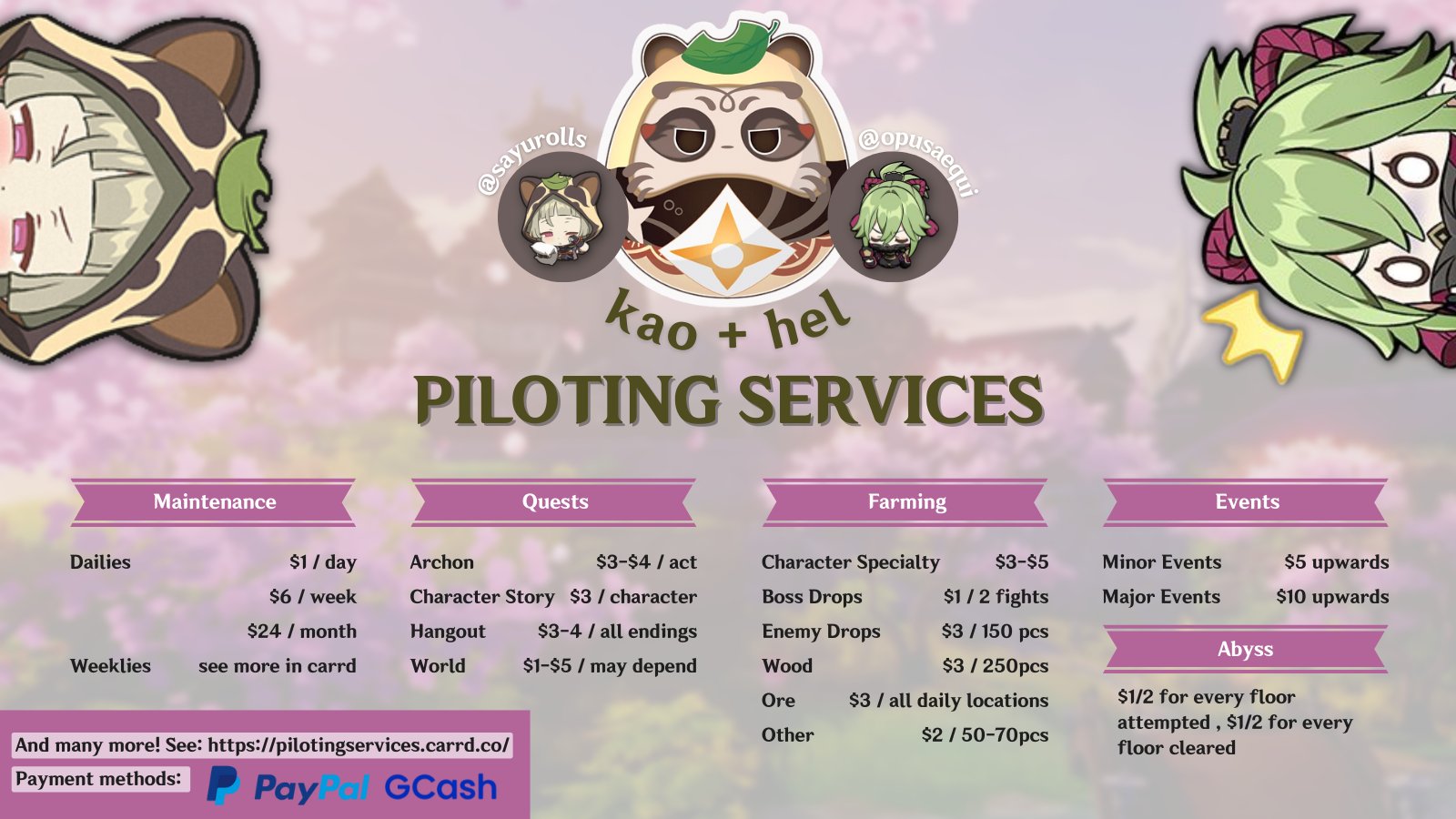 kao 🎄 genshin pilot! WELKIN GA 📌 (5/6) on Twitter: "busy, burnt out, or need help in genshin ...