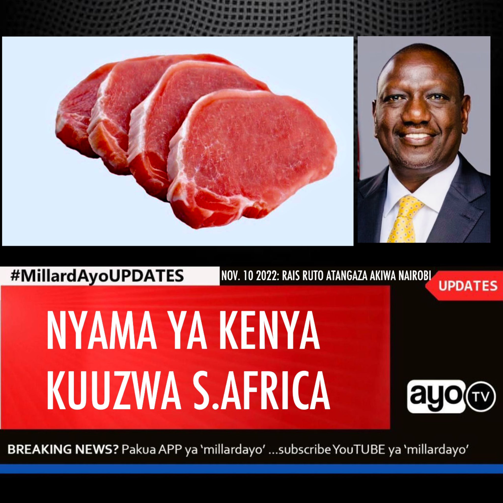 millardayo on Twitter: "Rais @WilliamsRuto wa Kenya amesema kikao chake cha jana na Rais wa ...