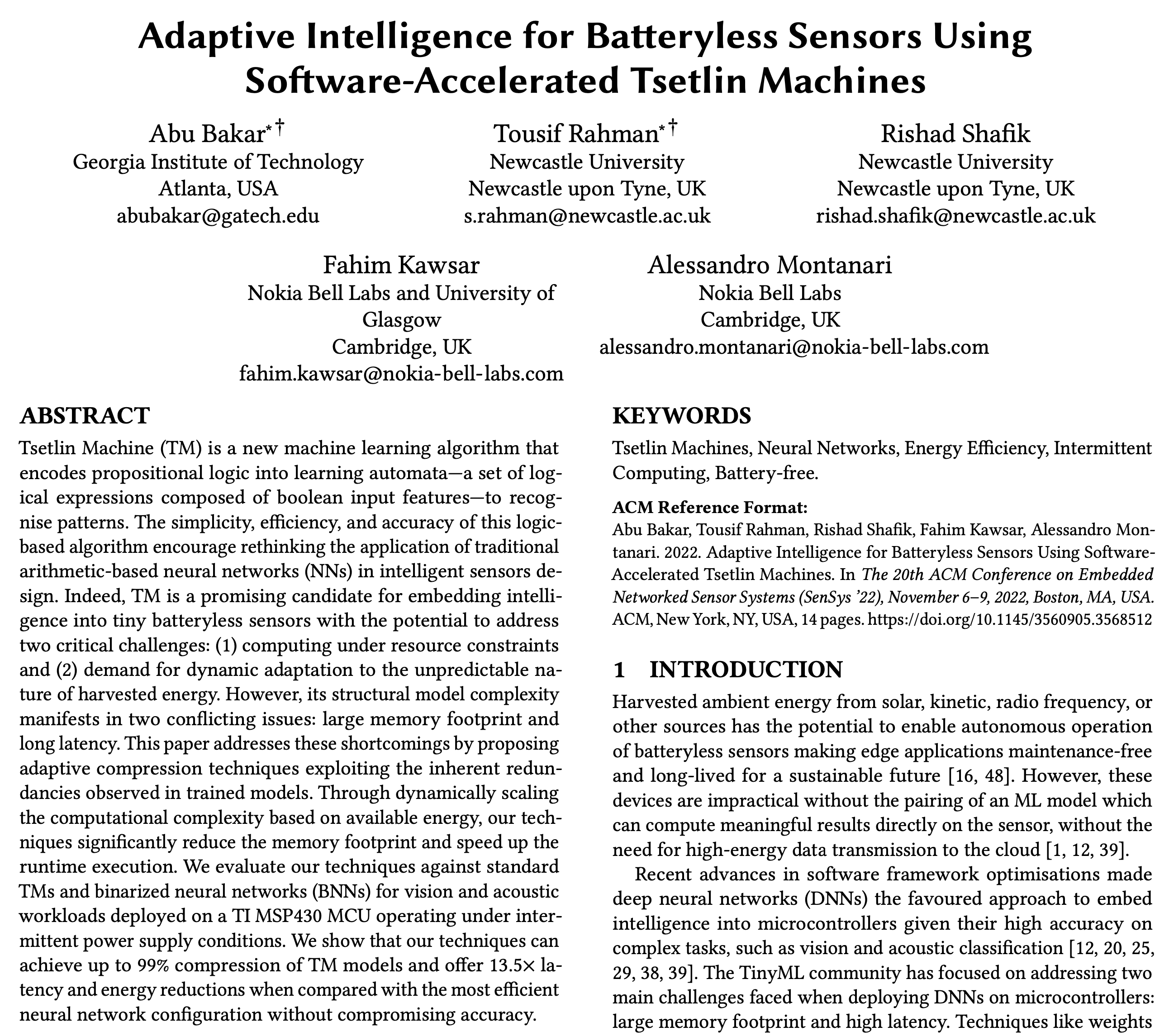 ACM SenSys (@AcmSensys) / Twitter