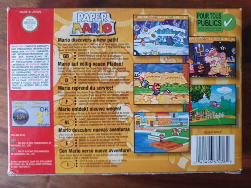 Search & Collect on Twitter: "Paper Mario (Nintendo 64, 2001) CiB. PAL. Rar 🔗 https ...