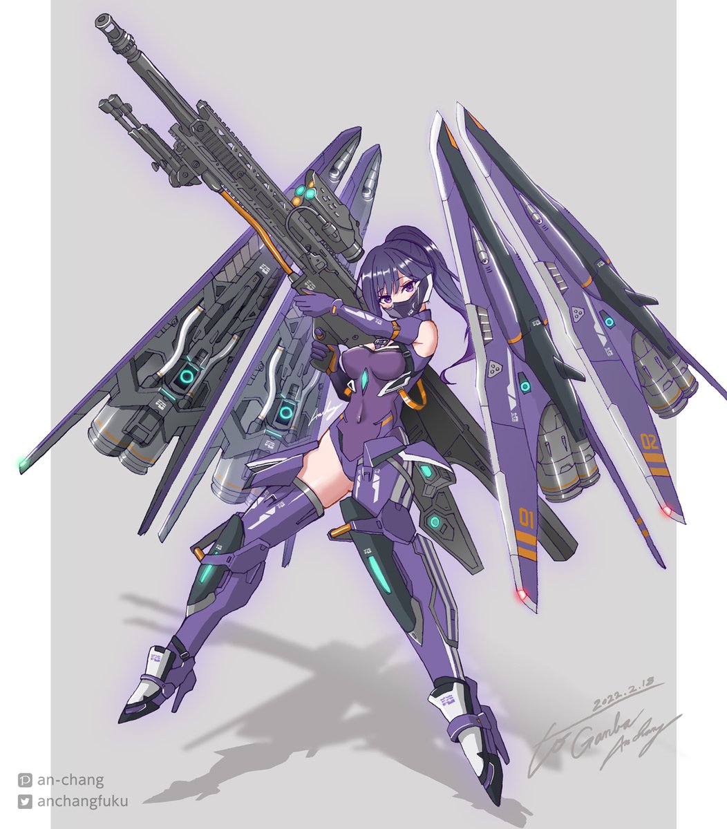 いい銃の日 元ネタ:バレットM82A2 」|an-chang@Skeb募集中！のイラスト