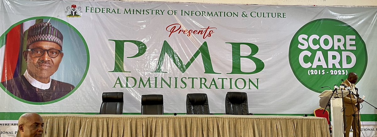 All is set for continuation of @MBuhari Administration Scorecard Series ...