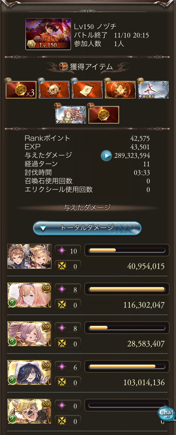 越後屋(騎空士兼業審神者) on Twitter: "風古戦場150hellフルオート 3分33秒 ゾロ目ウェーイ！(☝︎ ՞ਊ ՞)☝︎ アビ軸楽しいね… #グラブル https://t ...