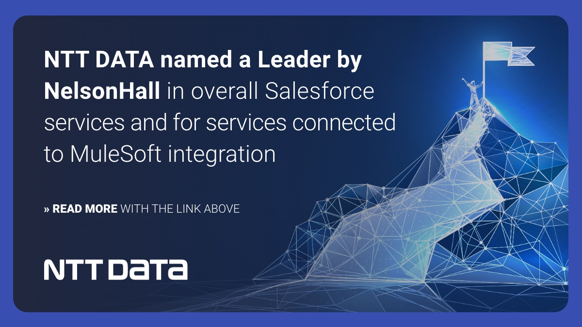 NTT DATA DACH on Twitter: "NTT DATA wird im NelsonHall NEAT-Bericht „Salesforce Services für das ...