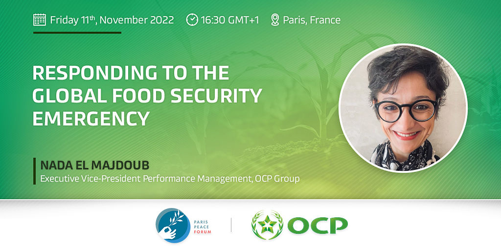 OCP Group on Twitter: "🟢 How do global players address the pressing issue of #FoodSecurity in ...