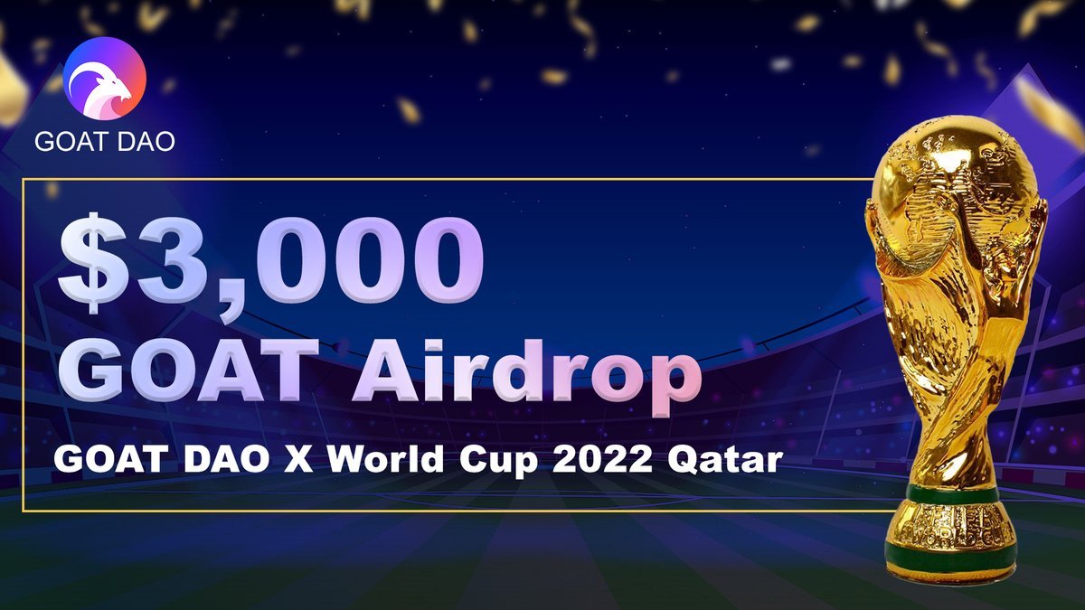 Airdrop Inspector on Twitter: "New airdrop: GOAT DAO (GOAT) Total Reward: $3,000 worth of GOAT ...