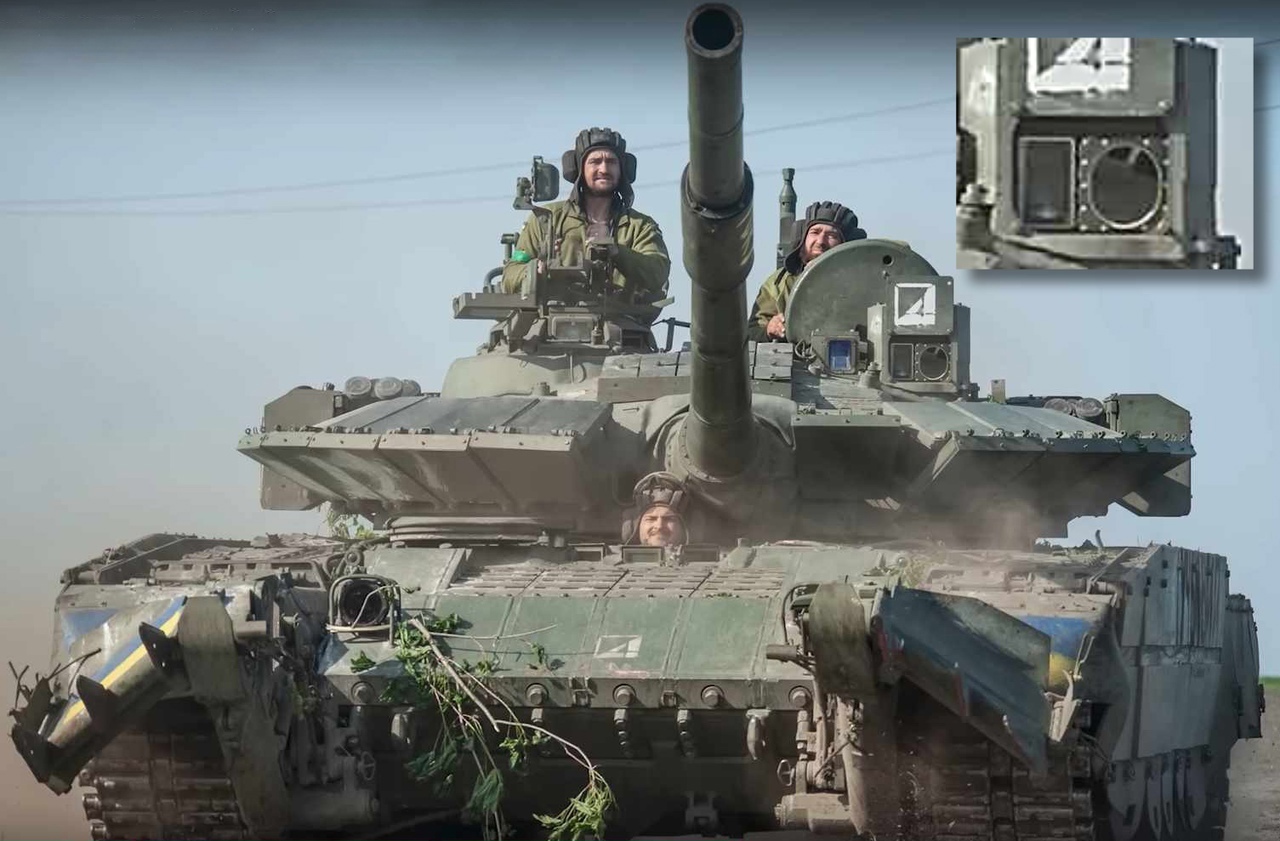 𝔗𝔥𝔢 𝔇𝔢𝔞𝔡 𝔇𝔦𝔰𝔱𝔯𝔦𝔠𝔱 on Twitter: "ZSU have already upgraded a captured russian T-80BVM - instead of ...