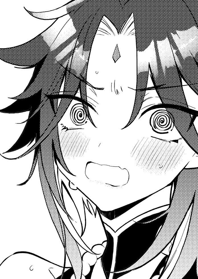 「モラ魈の進捗だけ上げさせて…次からポイピクに上げる 」k4m＠C105日曜【ツ34a】の漫画