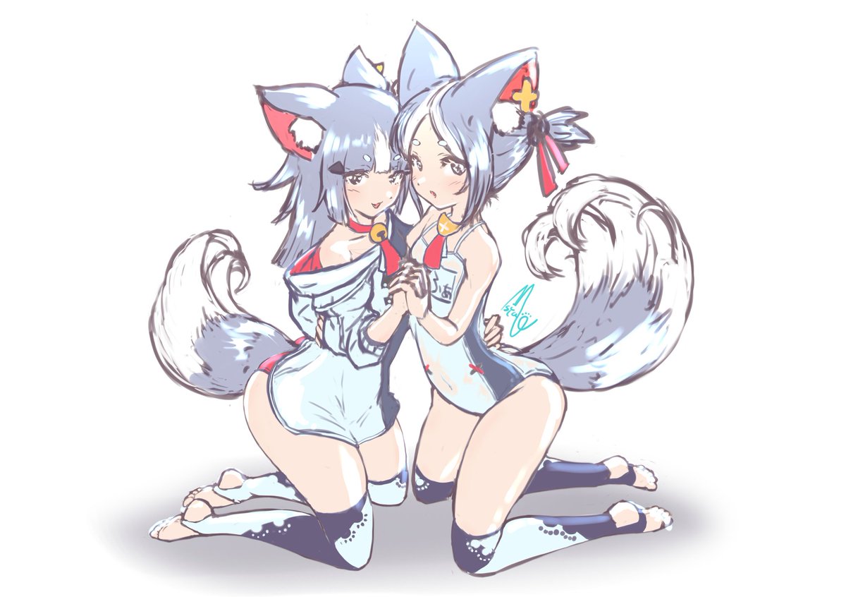 「ミオファよー可愛くなれーぃ(「・ω・)「.*・゜ .゜・*.Wip 」|sYaM@イラストレーターのイラスト