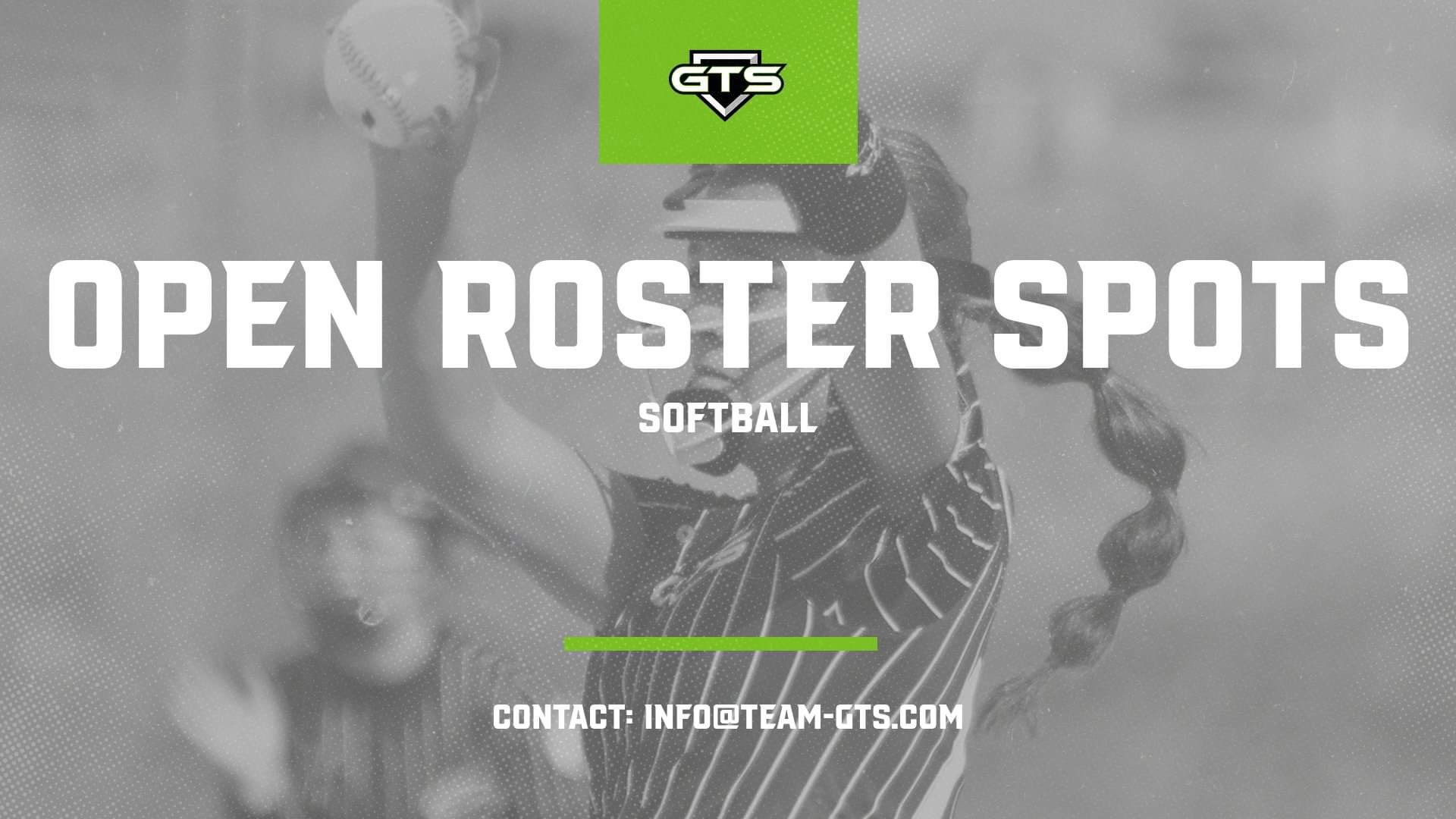 GTS on Twitter: "We are looking to add to the following rosters on our softball side! ️8u ...