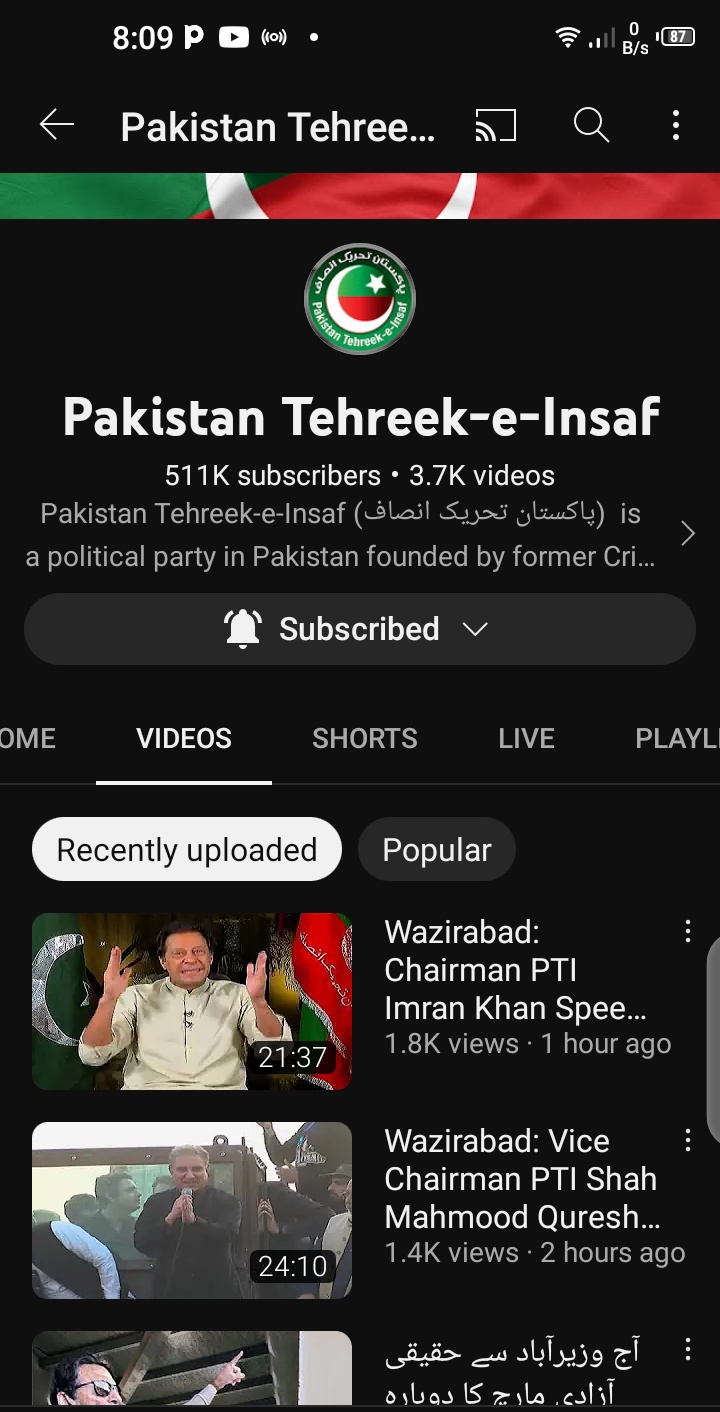 PTI on Twitter: "“My worry is that Pakistan is going down”-@ImranKhanPTI with @melissakchan on ...