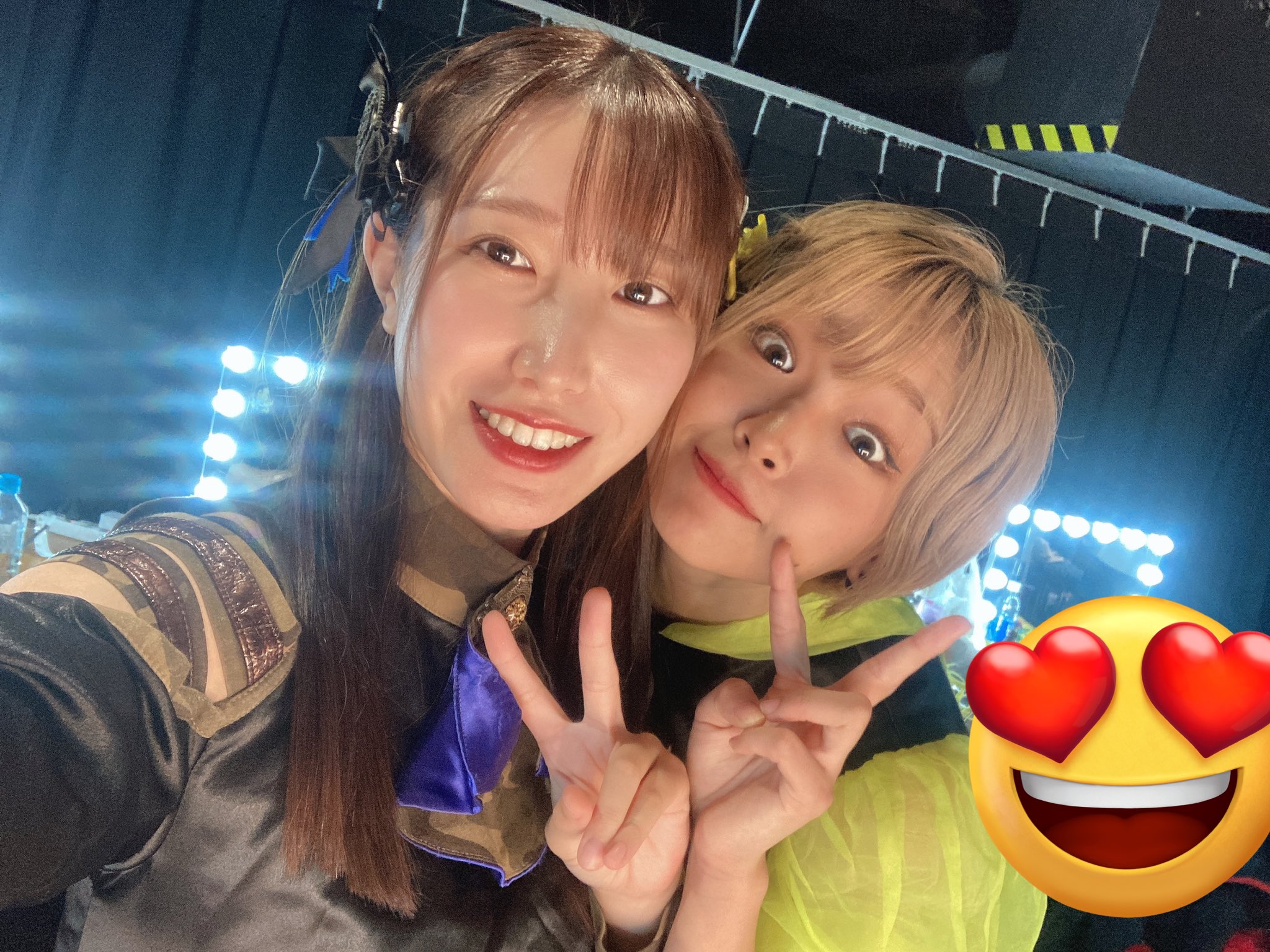 橋本友梨英🍭仮面女子(Kamenjoshi) on Twitter: "今日も一日ありがとうございました さりあに会えた⤴︎嬉しい⤴︎ センター緊張したけどやりきったよー！！！ 今日も応援 ...