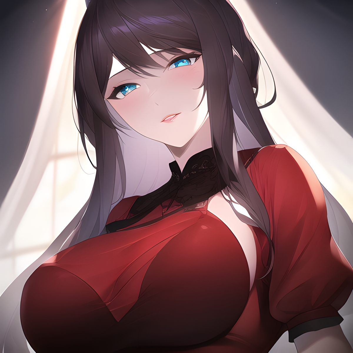 赤いドレスのお姉さま #AIアート #女の子 #巨乳 #NovelAI #谷間 #ドレス https://t.co/E1Pys62mrM #aiアート #女の子 #巨乳 #novelai ...