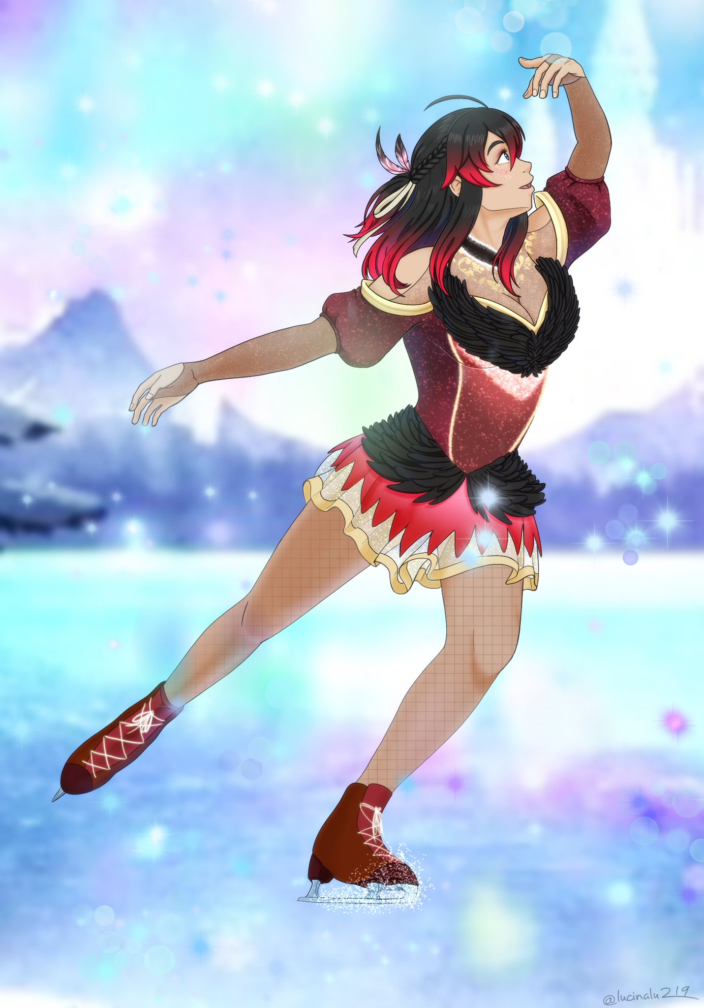 Naomi - hibernating mode 😴 on Twitter: "Figure Skater Kat #oc #originalcharacter https://t.co ...