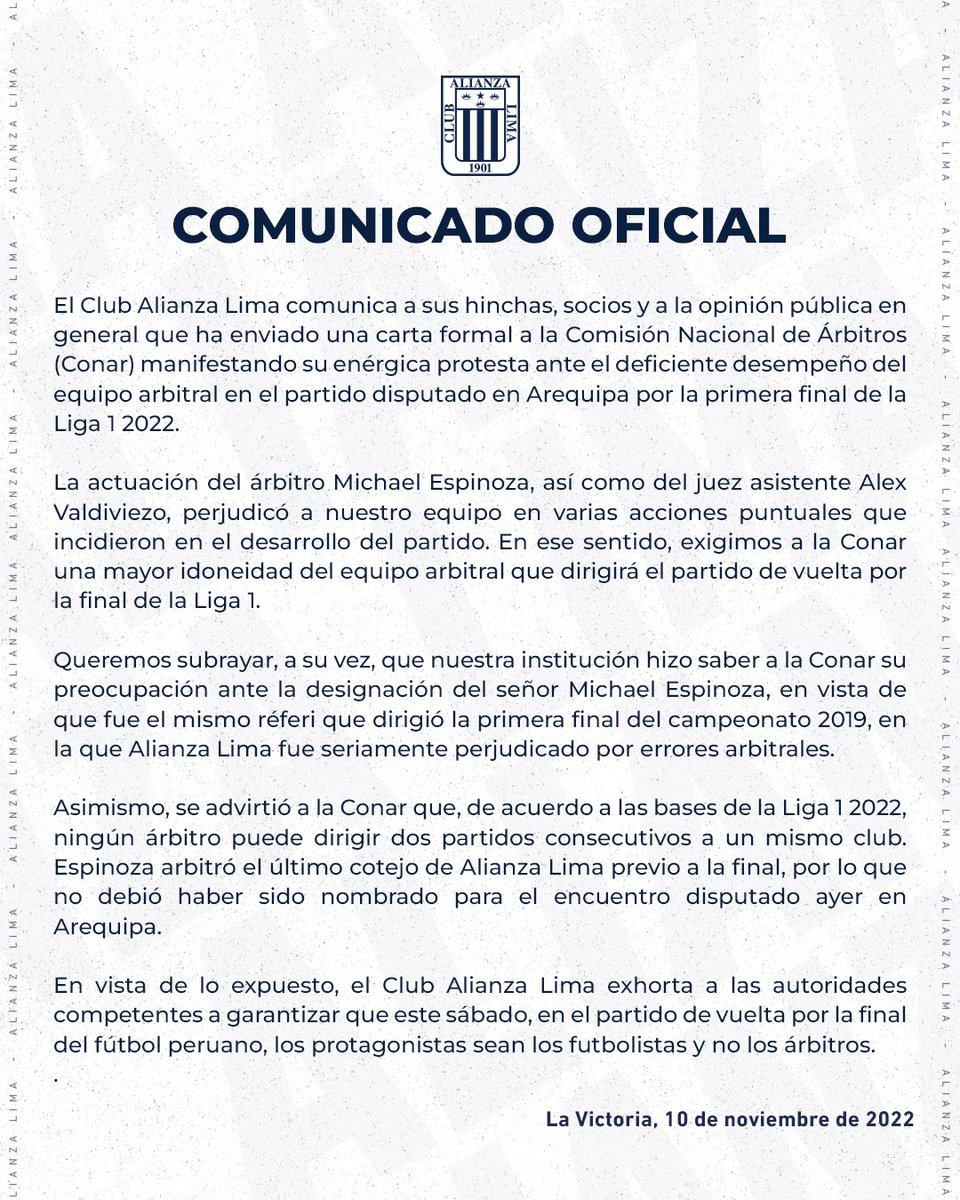 Club Alianza Lima on Twitter: Club Alianza Lima on Twitter: