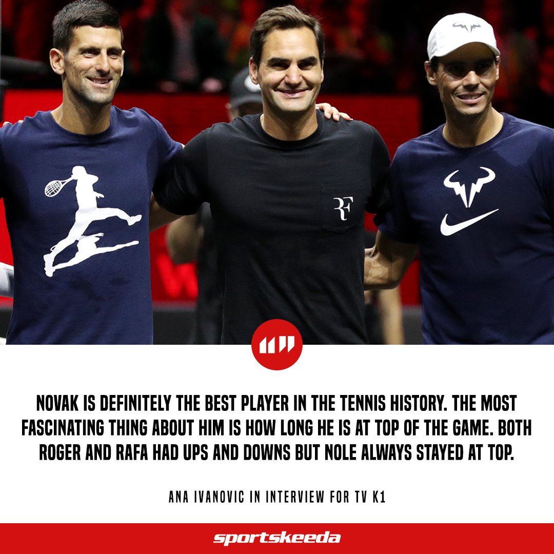 Ana Ivanovic And Novak Djokovic 2022