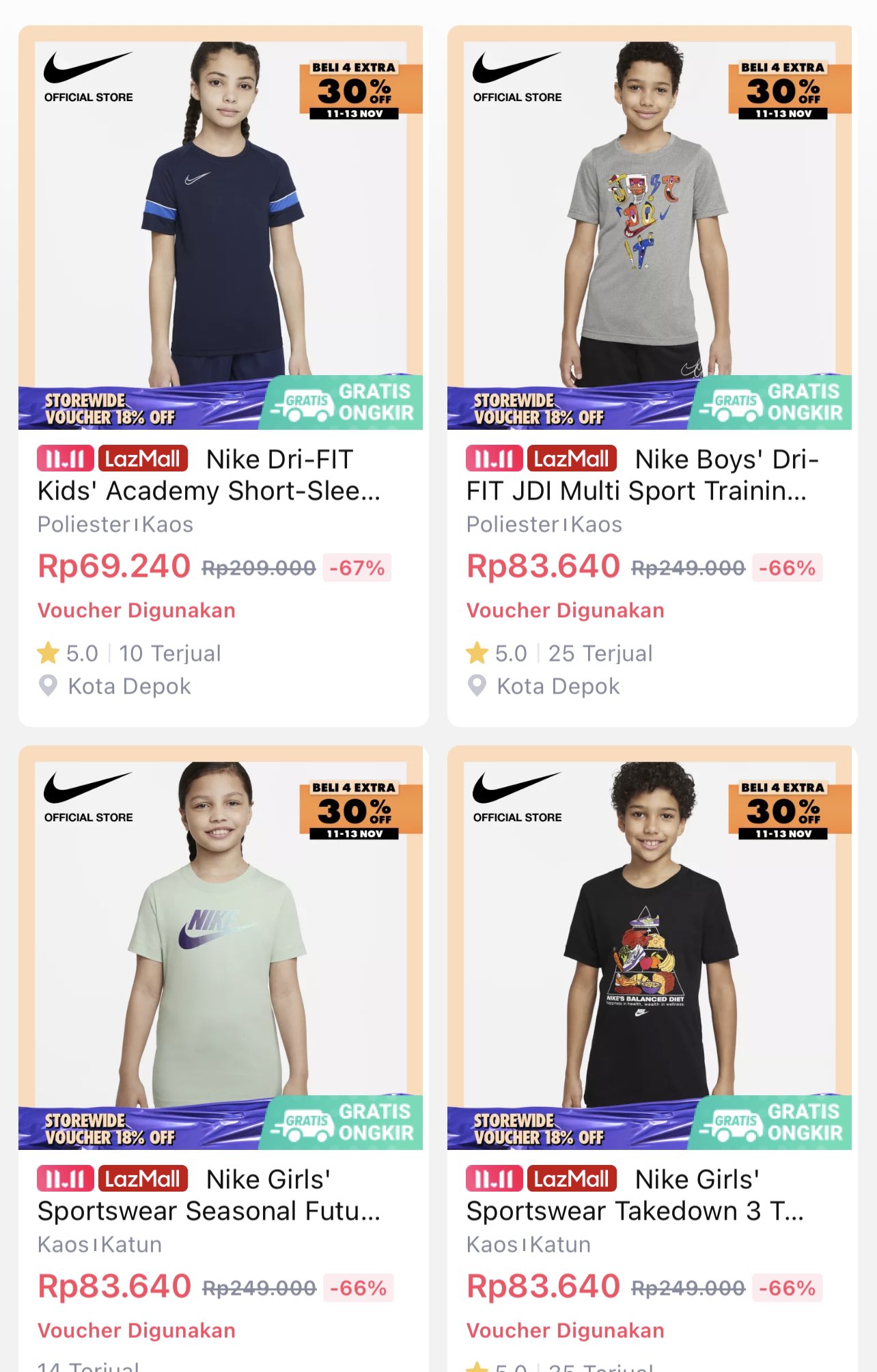 BerburuSale - Base Diskon Kukka on Twitter: "Buruaaaan keburu pada abis sizenya! 11.11 NIKE ...