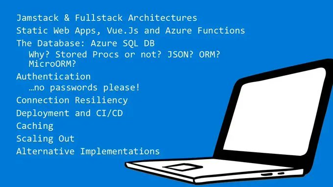 Davide Mauri on Twitter: ""Build a #Jamstack solution in a day". A day-long workshop to start ...