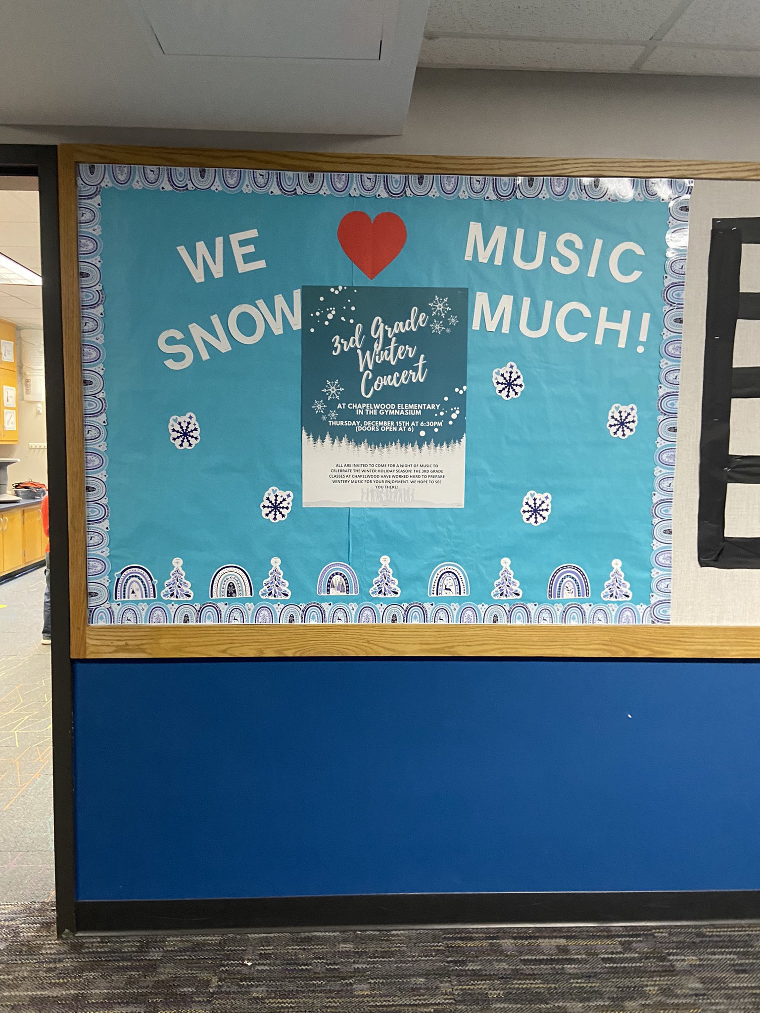 Winter Music Bulletin Boards