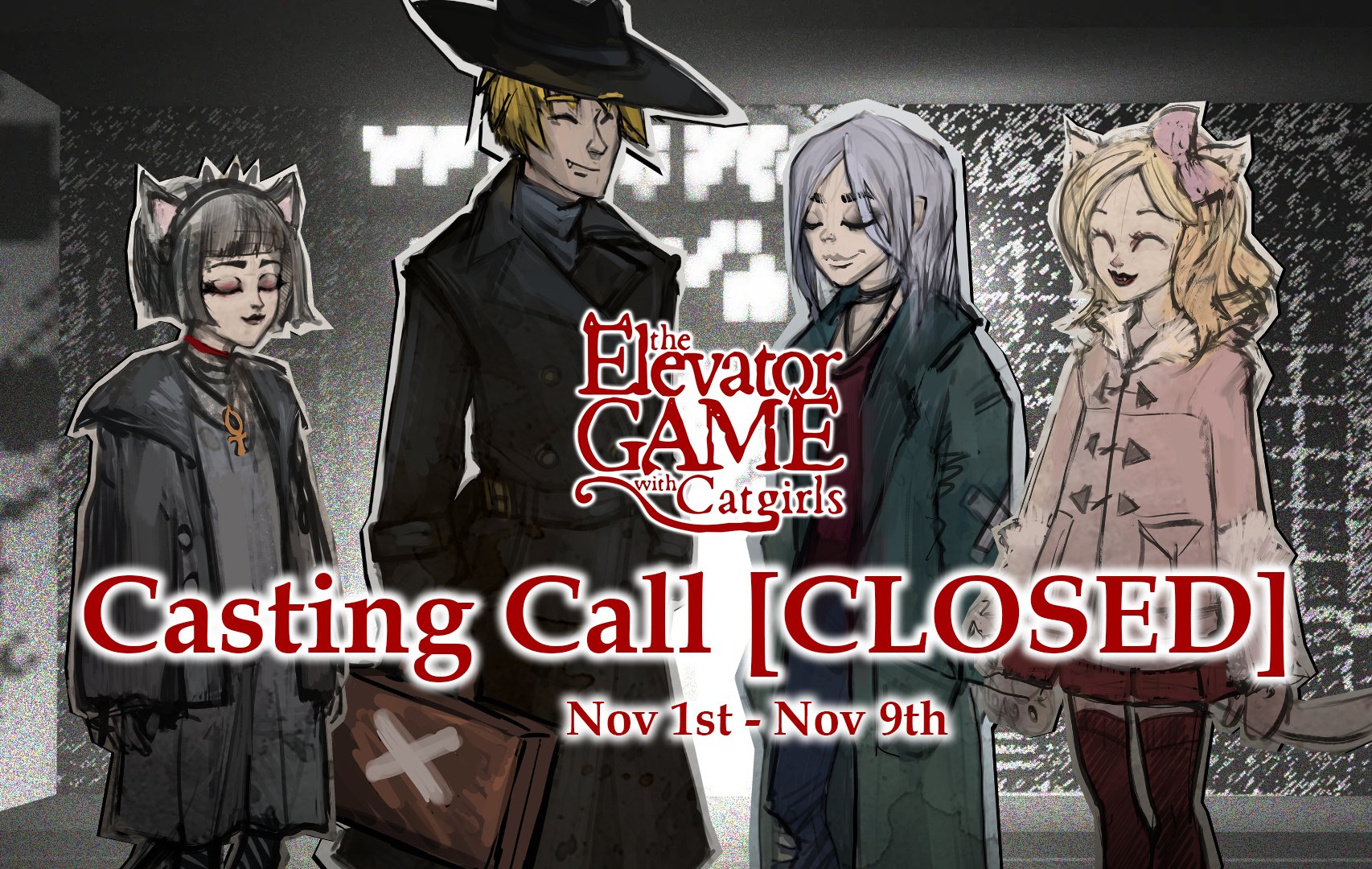 NoBreadStudio on Twitter: "The casting call for The Elevator Game with Catgirls is now CLOSED ...