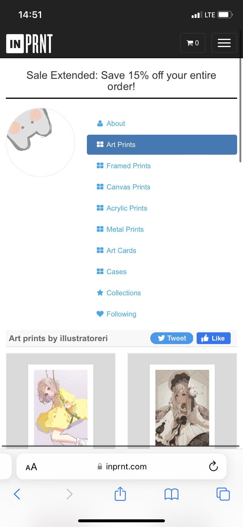 eri @ uni&work on Twitter: "APPARENTLY THERES A 15% OFF SALE RN!!!!! print shop !! https://t.co ...