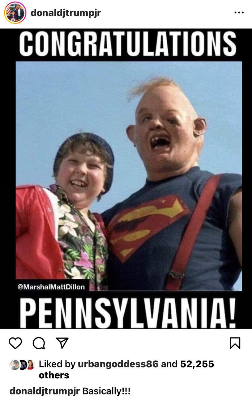 Sloth Goonies Meme