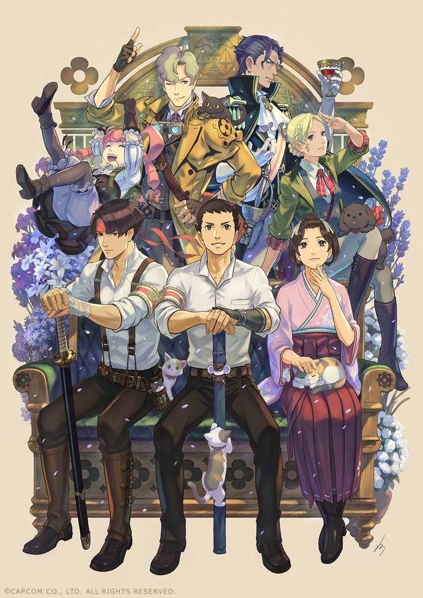 「The Great Ace Attorney by Kazuya Nuri 」|Official Anime Art Box (promos ...