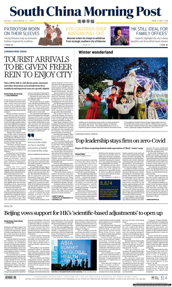 Good morning! Here’s today’s front page and headlines: South China ...