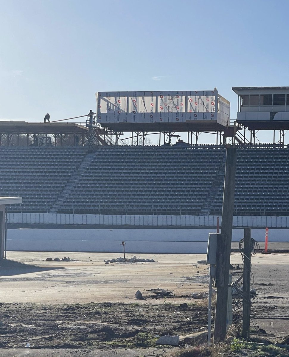 The wall is being prepared for SAFER : r/NASCAR