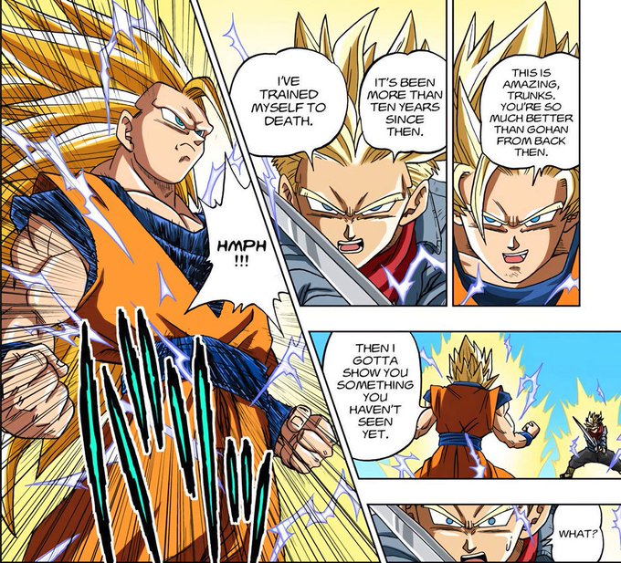 Goku Transforms Into A Super Saiyan .. | Dragon Ball Manga Panels さんの ...