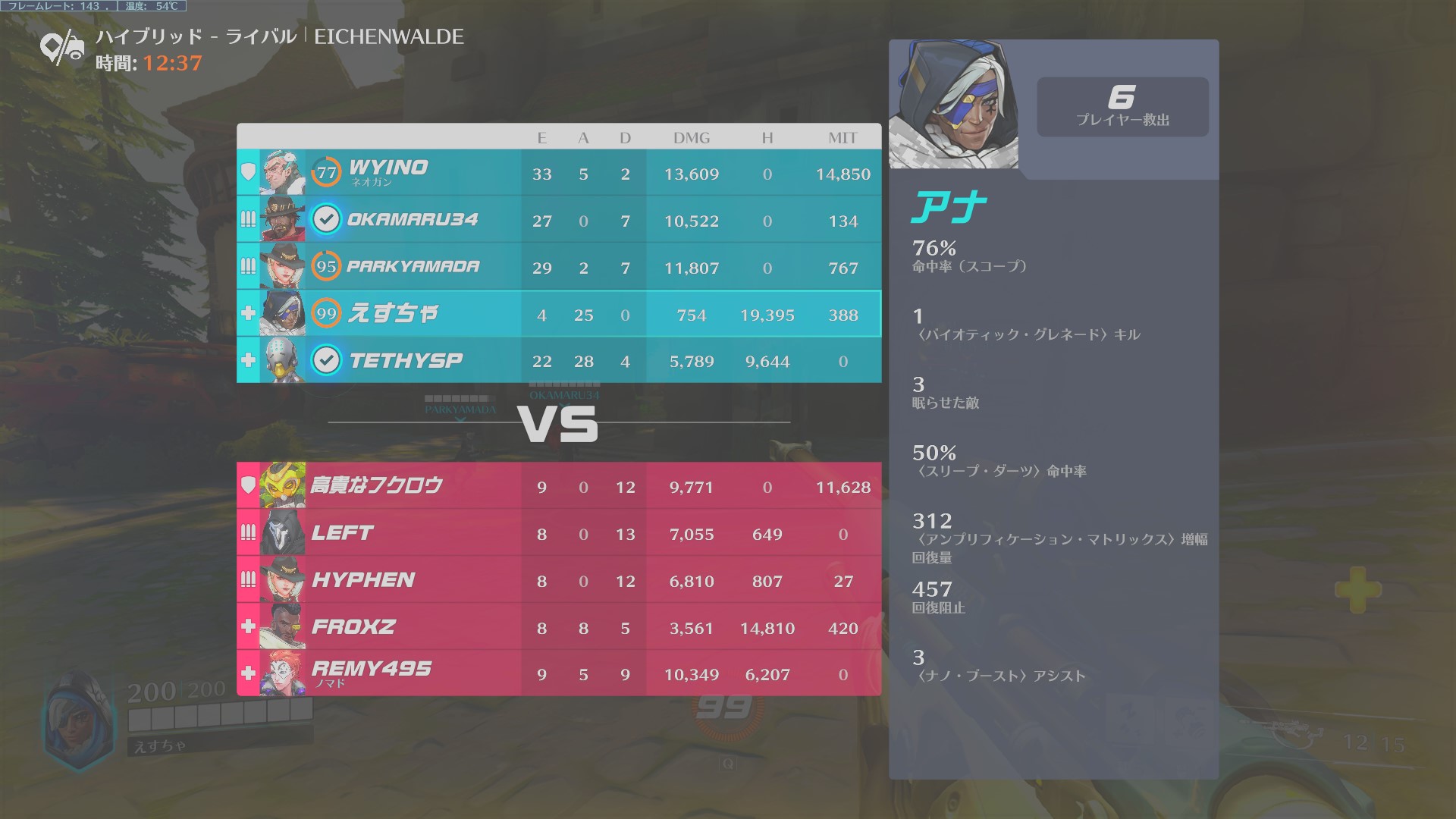 st-2016- @ow2＆BF on Twitter: "0デスアナ ヒーラーの鑑 #ow2 https://t.co/pPdHQhSRj1" / Twitter