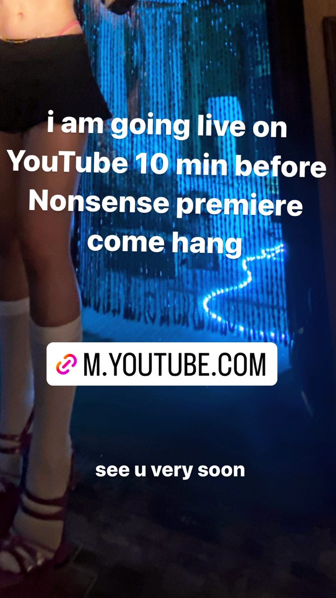 Sabrina Carpenter on Twitter: "going live 10 min before the nonsense video come hang in this ...