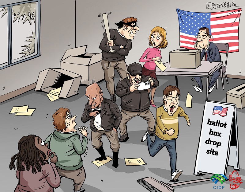 国际漫评 On Twitter It Is Reported That During The U S Midterm Elections